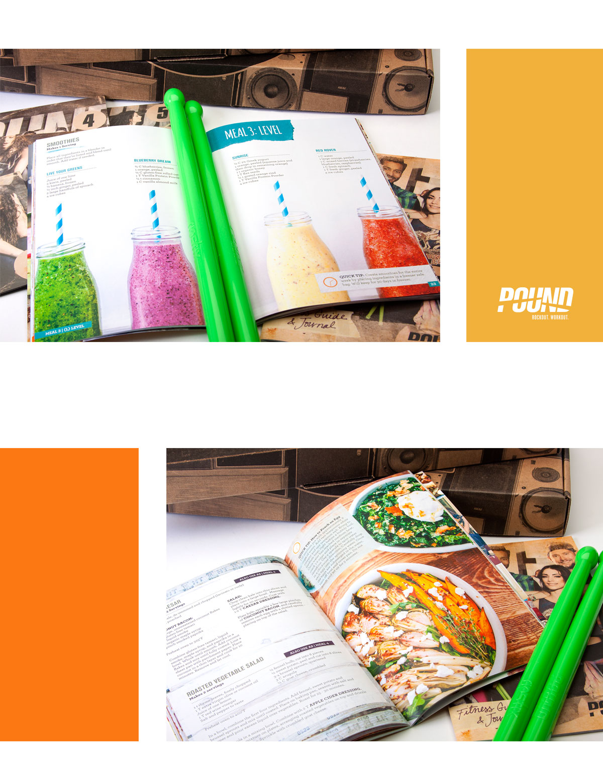 Pound Rockout Workout Branding Projects Meat And Potatoes