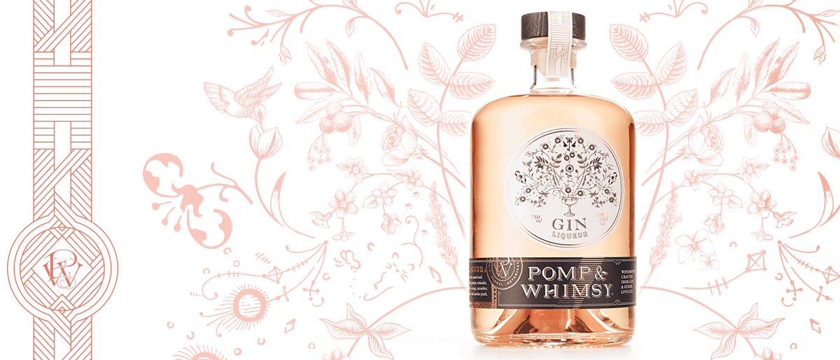 Pomp & Whimsy / Gin Liqueur - Packaging - Projects - Meat and Potatoes